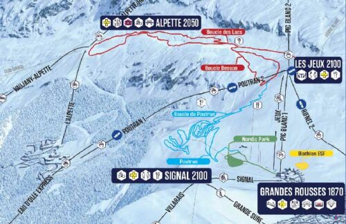 Plans des pistes - Vaujany Station Village – Séjour ski et vacances ...